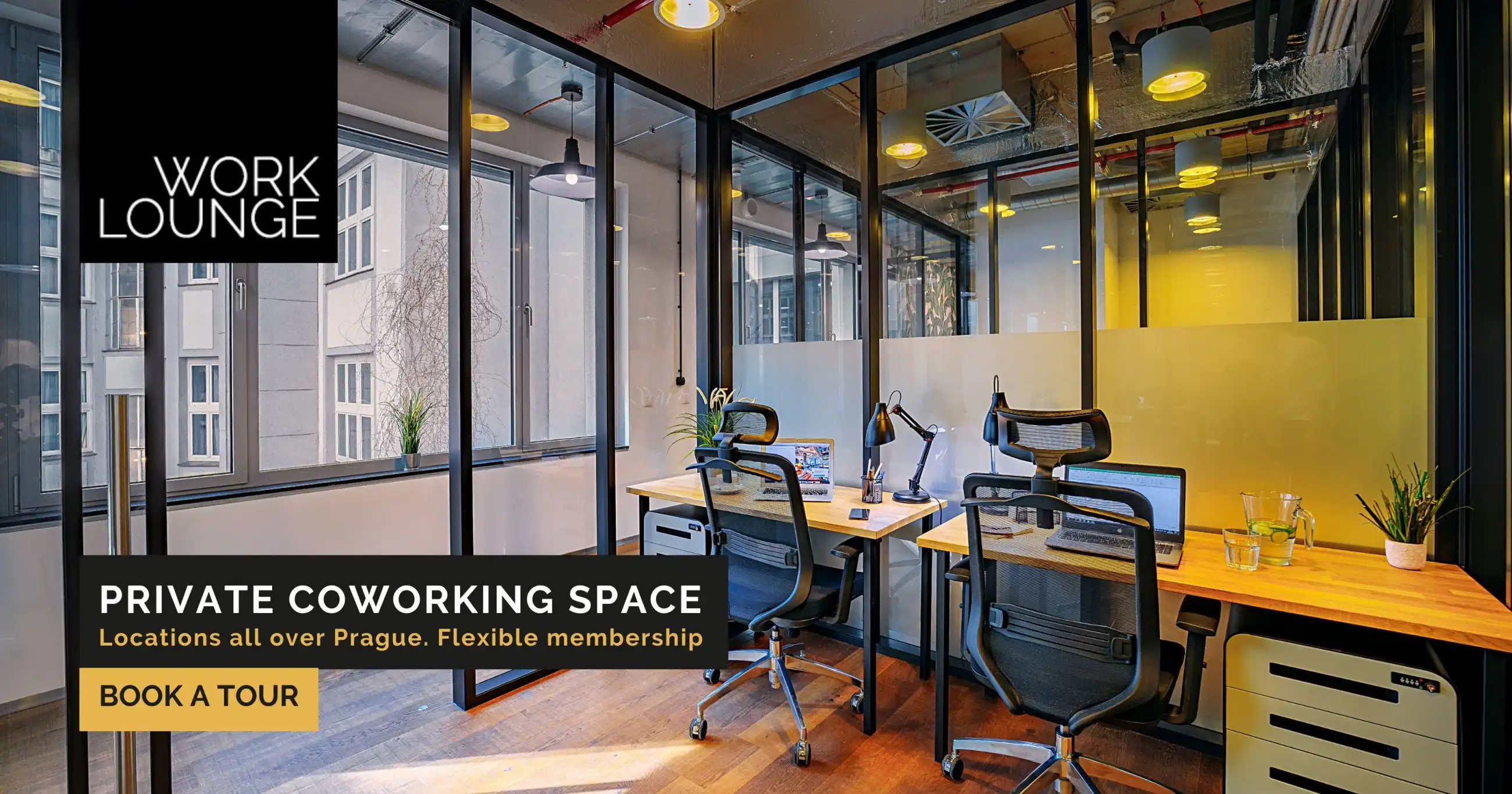 Shared office space Praha | 7 locations WorkLounge